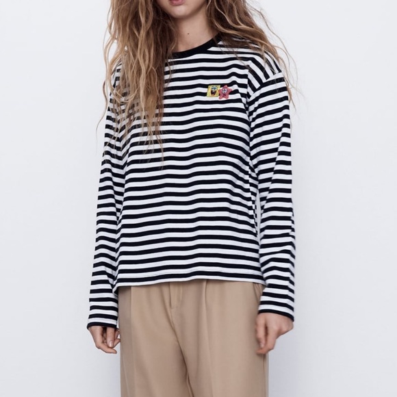 Zara | Tops | Zara Spongebob Squarepants Tshirt | Poshmark